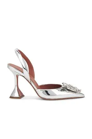 Amina Muaddi Begum 95 Mirror Sling Pump