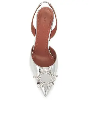 Amina Muaddi Begum 95 Mirror Sling Pump