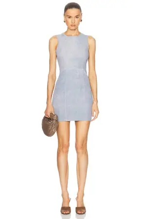 Sprwmn Audrey Suede Mini Dress