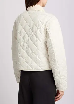 Moncler Chitre Quilted Shell Jacket - Ivory