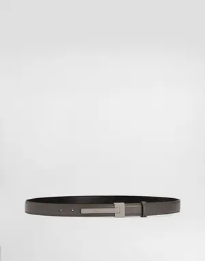 Dolce & Gabbana Calfskin Belt - Grey