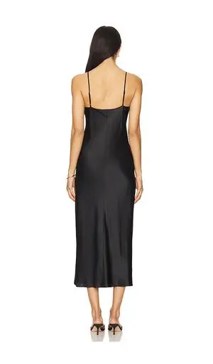 L'Agence Seridie Slip Midi Dress