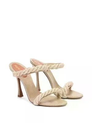 Roberto Cavalli Rope Detail Heeled Sandals