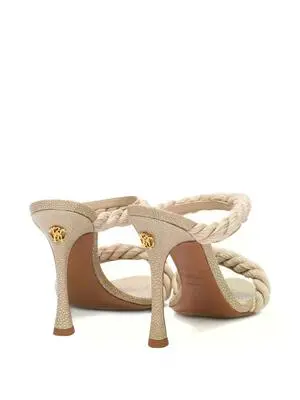 Roberto Cavalli Rope Detail Heeled Sandals