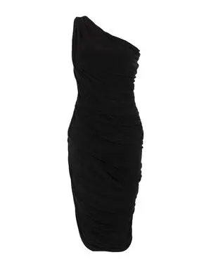 Norma Kamali One-shoulder Midi Dress - Black