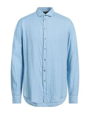 Emporio Armani Shirt Size Linen - Blue