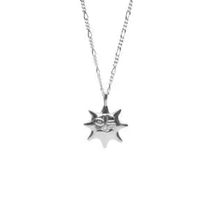 ALEC DOHERTY Better Days Sun Pendant Necklace