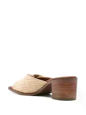 BOSS 50mm Straw Sandals