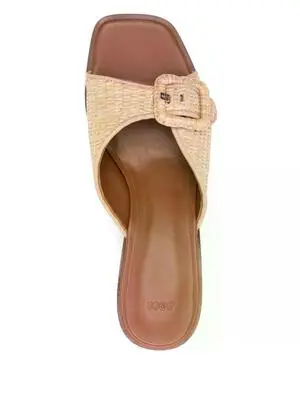 BOSS 50mm Straw Sandals