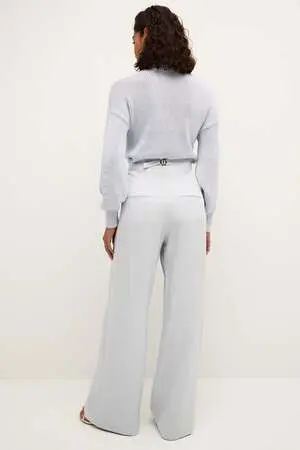 MARIE OLIVER Macbee Pleated Trousers - Arctic