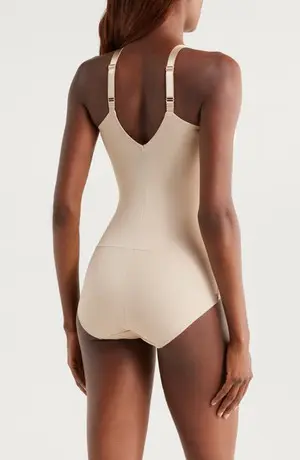 MIRACLESUIT® Comfy Curves Bodybriefer Shaper Bodysuit - Warm Beige