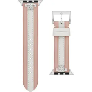 Tory Burch Kira Apple Watch® Strap - Blush/ Ivory