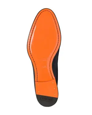 Santoni Leather Penny Loafer - Blue