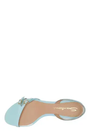 Santoni Patent Leather Mid-heel Sandals