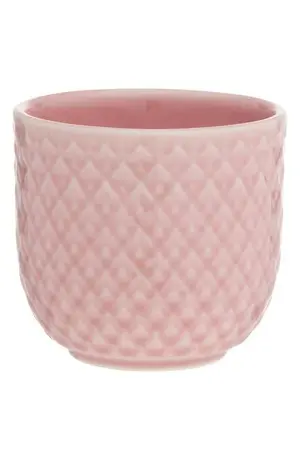 LYNGBY PORCELAEN Rhombe Color Egg Cup - Rose