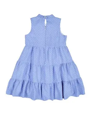 FLORENCE EISEMAN Polka Dot Seersucker Dress