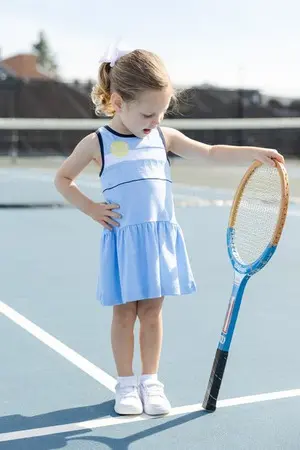 FLORENCE EISEMAN Knit Dress With Tennis Ball Appliqu