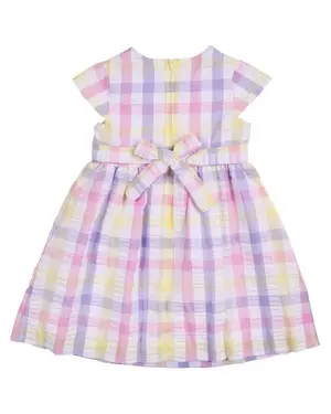 FLORENCE EISEMAN Plaid Dress With Appliqu