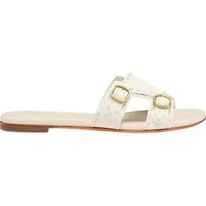 Santoni Round Toe Sandals For Women