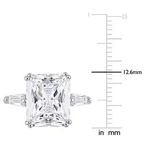 JULIANNA B. Cubic Zirconia 3-stone Ring