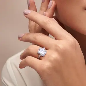 JULIANNA B. Cubic Zirconia 3-stone Ring