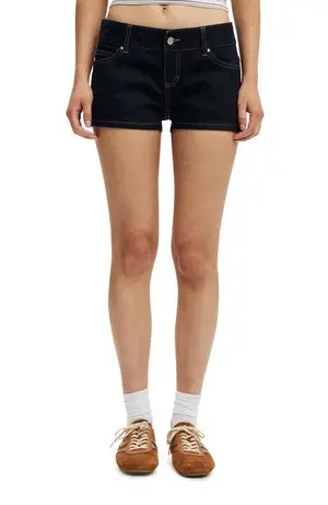 COTTON ON Micro Low Denim Short - Shutter Blue