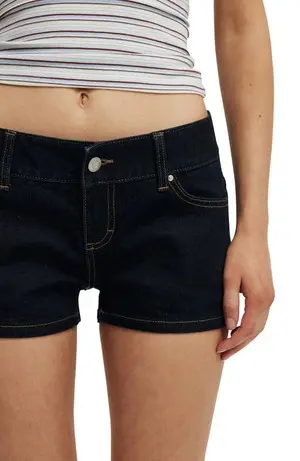 COTTON ON Micro Low Denim Short - Shutter Blue