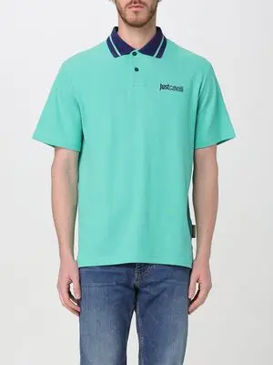 Just Cavalli Color Blocked Polos For Men