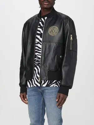 Versace Leather Bomber Jacket
