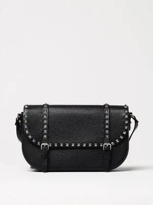 Valentino Garavani Studded Shoulder Bag - Black