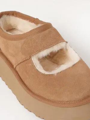 UGG Suede Mary Jane Platform Mules - Hazel