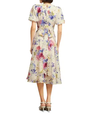 HOBBS LONDON Barrington Midi Dress - Brulee Multi