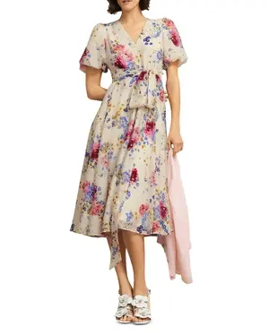 HOBBS LONDON Barrington Midi Dress - Brulee Multi