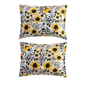 Marimekko Mykero Cotton Percale 3 Piece Comforter Set, Full Queen