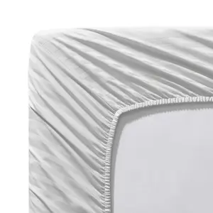 Vera Wang Dobby Stripe 4 Piece Sheet Set, Queen - Pale Grey