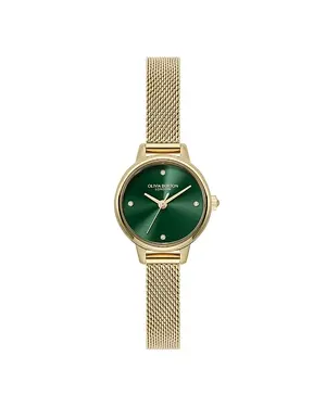 OLIVIA BURTON Mini Classic Watch, 23mm - Green/gold