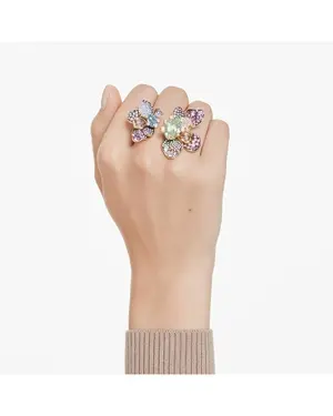 SWAROVSKI Idyllia Flower Statement Ring - Multi