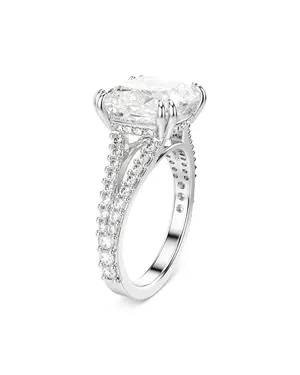 SWAROVSKI Stilla Square Crystal Ring - Silver