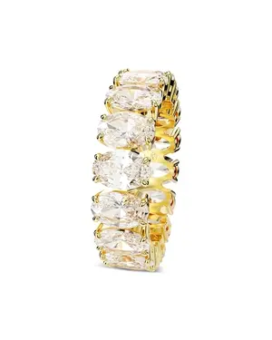 SWAROVSKI Matrix Oval Crystal Eternity Ring - Gold