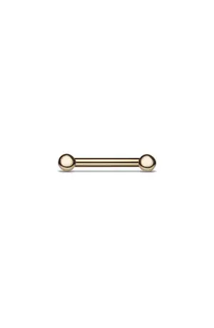MARIA TASH Maria Tash 14K Gold Nipple Barbell Yellow Gold / 14 Gauge