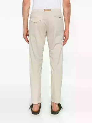 WHITE SAND Belted Chino Trousers - Neutrals