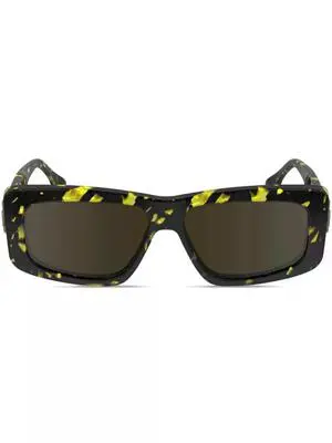 Victoria Beckham Link-embellished Sunglasses - Black