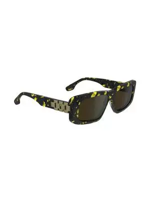 Victoria Beckham Link-embellished Sunglasses - Black
