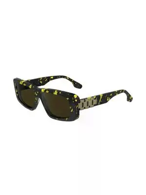 Victoria Beckham Link-embellished Sunglasses - Black