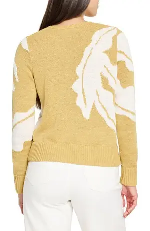 NIC+ZOE Shadow Reef Sweater - Yellow Multi