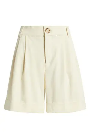 Wit & Wisdom Skyrise High-waist Pleated Shorts