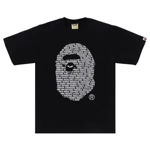 A BATHING APE Japan Ape Head Tee - Black