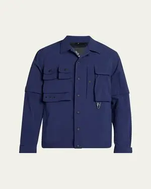 Moncler Men's Tatra Utility Overshirt - Navy