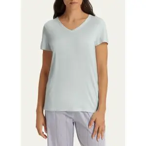 Hanro V-neck Cotton T-shirt