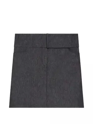 COURREGES Belted Mini Skirt - Grey